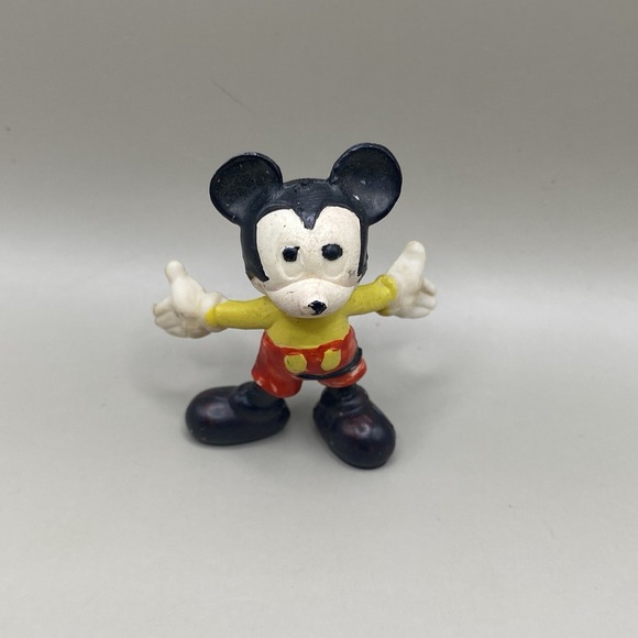 Toys | 1961 Marx Disneykins Mickey Mouse Hand Painted Plastic Figure ...